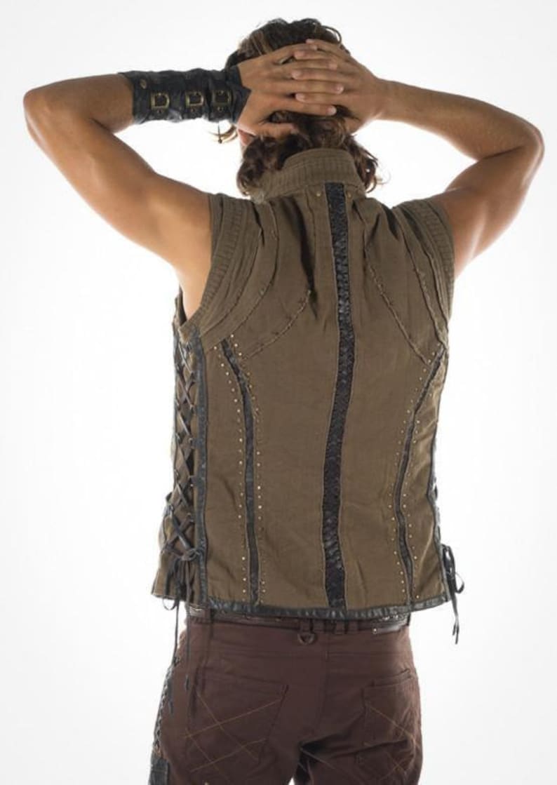 Odin Vest, Men Vest, Viking Vest, Performer Vest, Festival Vest, Warm ...