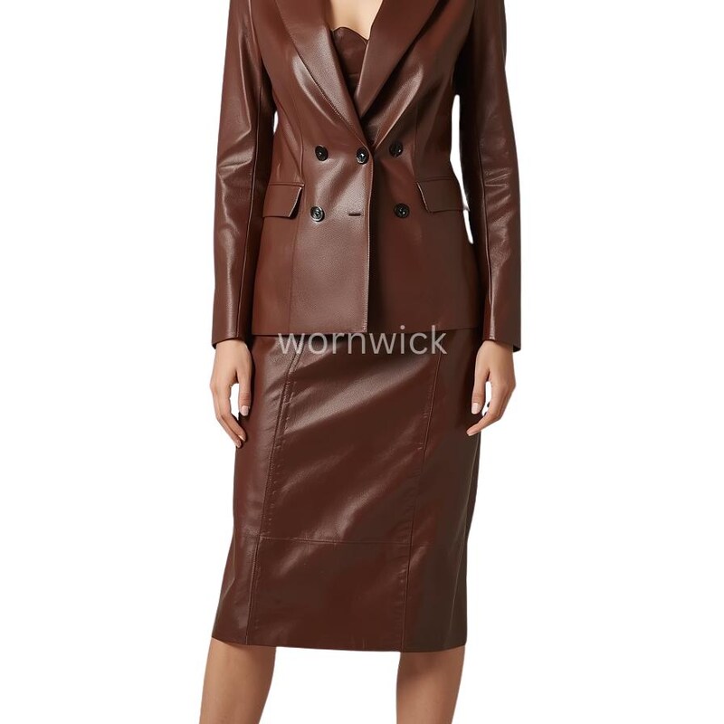 Two Piece Leather Outfit - Etsy