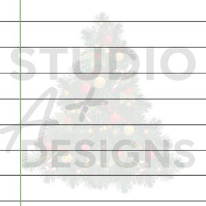 Holiday Lined Paper Template | Printable Journal, Letter Pages (digital ...