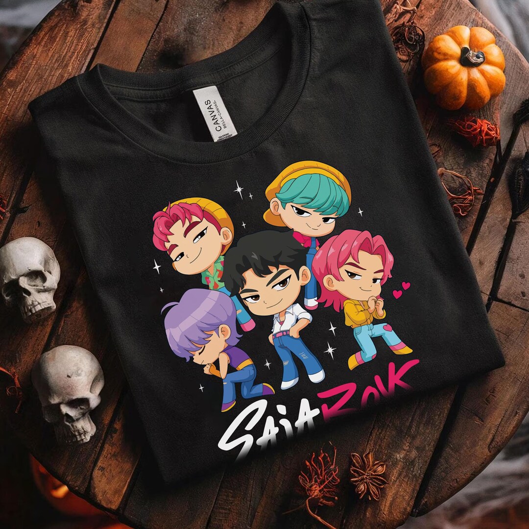 Saja Boys Chibi , Saja Boys Boy Band , Kpop Demon Hunters Movie, Retro ...