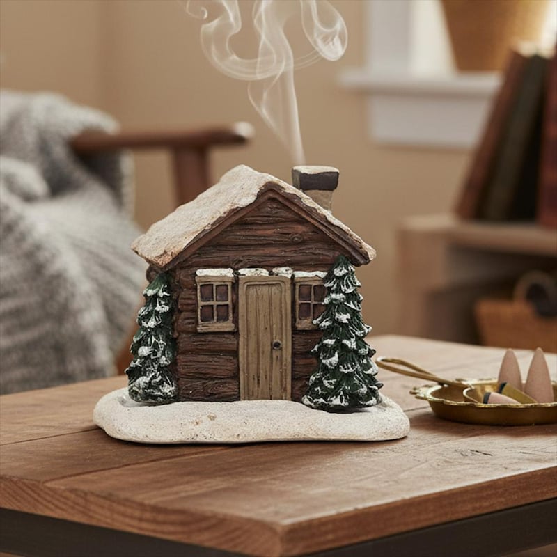 Christmas Cottage Log House - Etsy