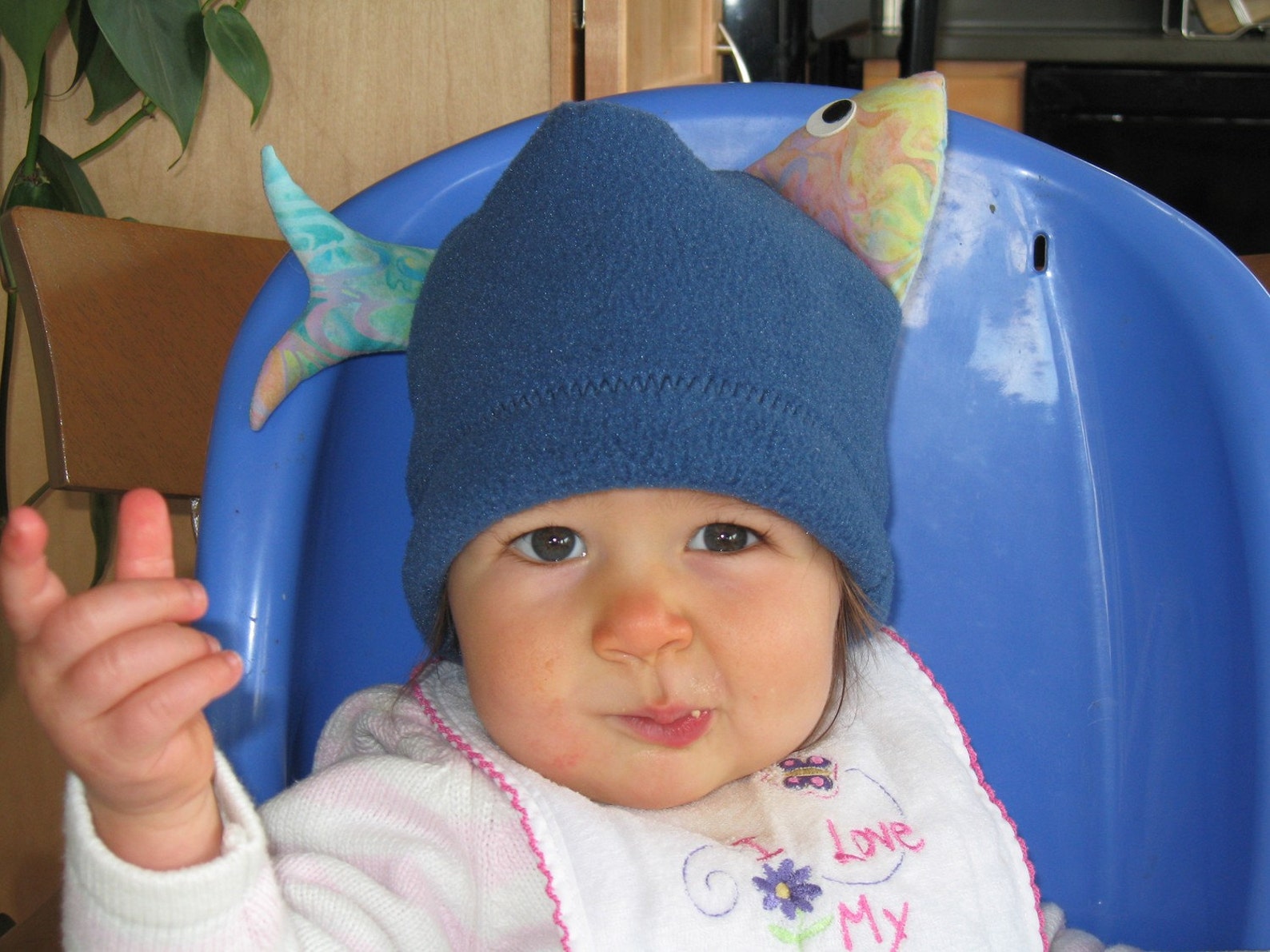 Blue Fish Children's Fleece Hat Handmade Cute Kids - Etsy