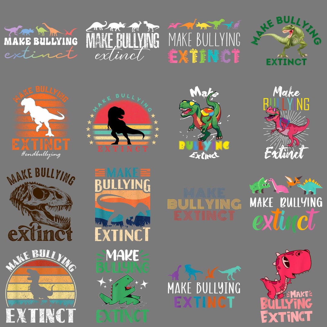 Make Bullying Extinct PNG, Funny Sarcastic Anti Bullying Quote Clipart ...