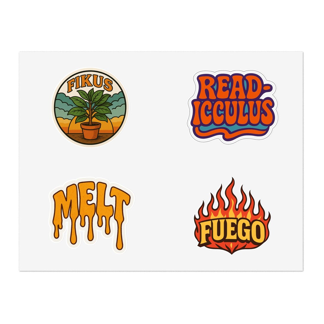 Phish Inspired Sticker Sheet: Holographic Jam Band Decals - Etsy