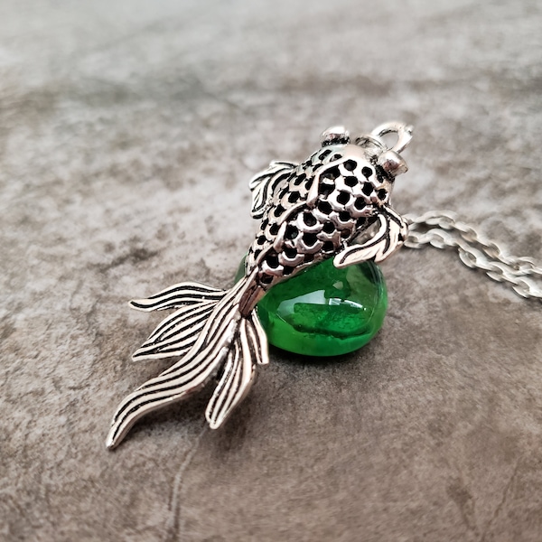 Koi Fish Necklace - Etsy