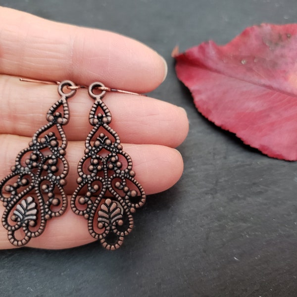 Copper Filigree - Etsy