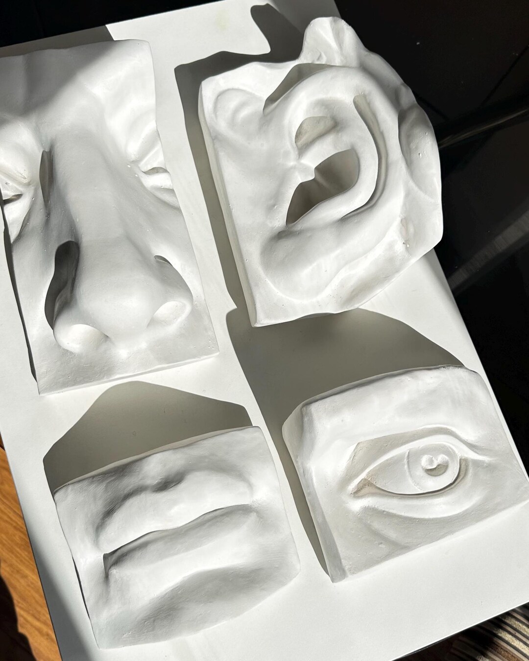 David Plaster Cast Study Set, Michelangelo Body Parts Sculpture, Artist ...