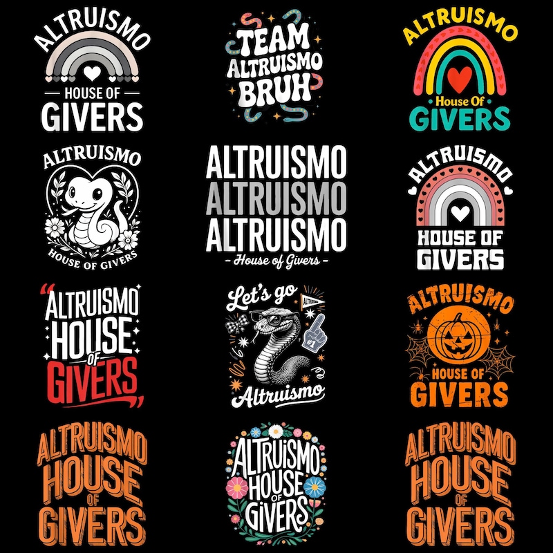 Altruismo Christmas Png - Etsy