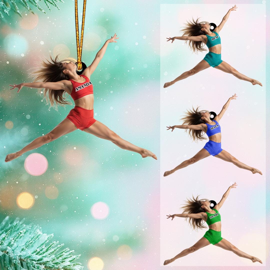 Personalized Dancer Christmas Ornament, Gift for Dance Lovers, Love ...