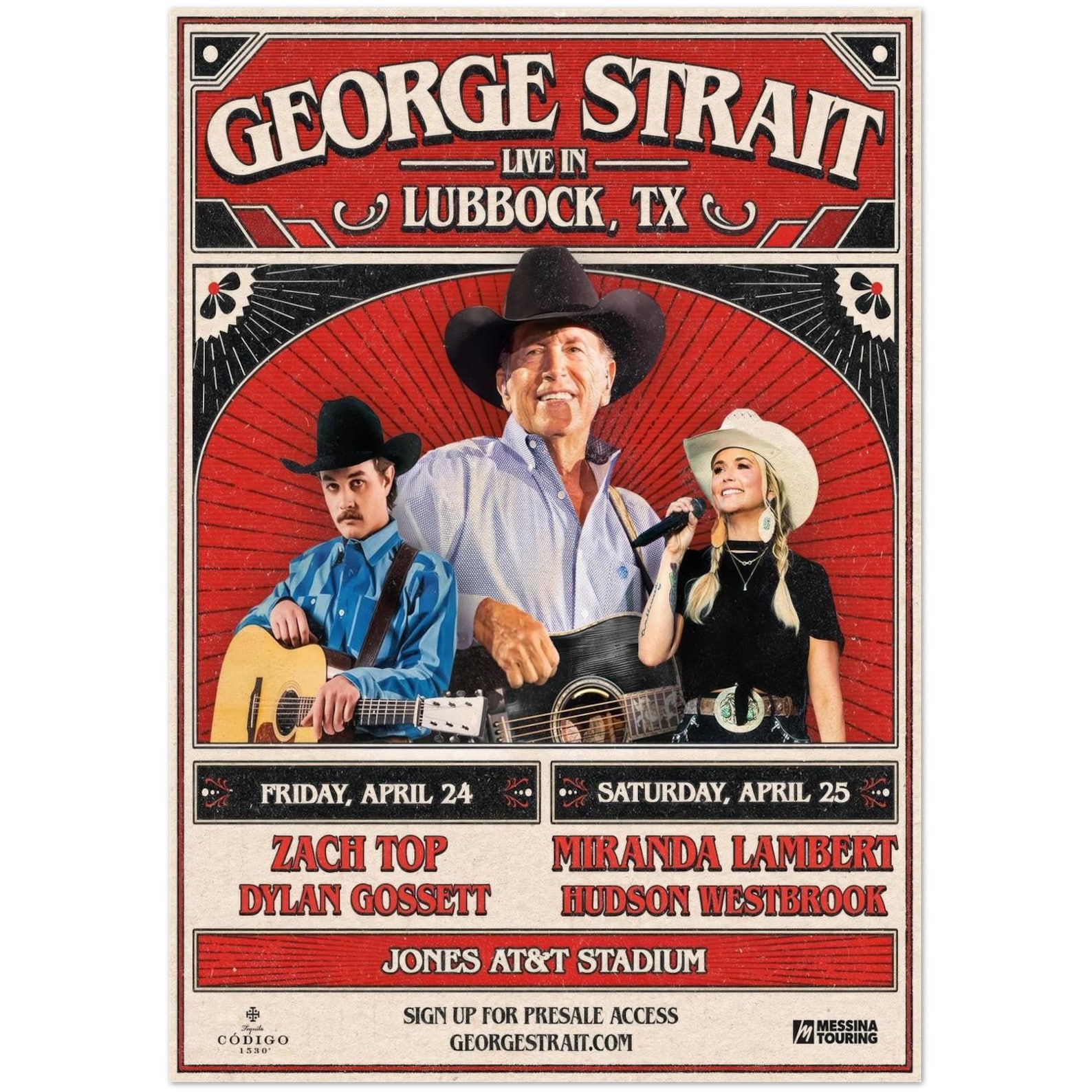 George Strait Live In Lubbock TX 24-25 avril Jones AT T Stadium Concert ...