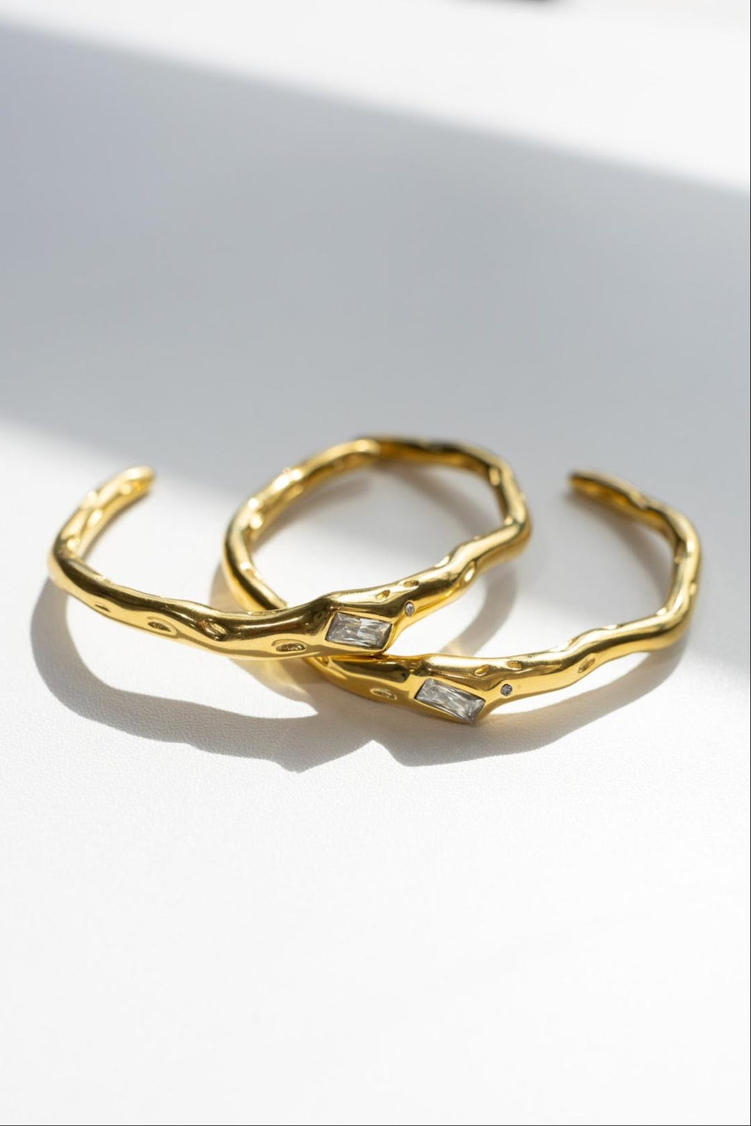 Burke Crystal Cuff Bracelet || Choose Color - Etsy