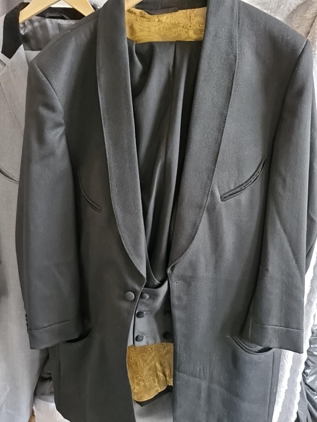 Teddyboy Drape Suits 3 Piece Black - Etsy