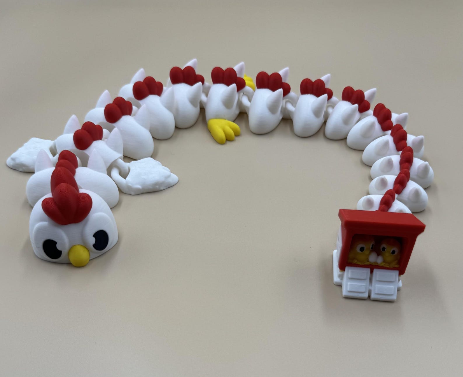 Chicken Dragon | 3D Printed Articulated Fidget Toy - Etsy