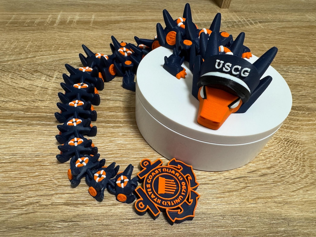 Coast Guard Dagon | Articulated Fidget Toy | 3D Printed Collectible ...
