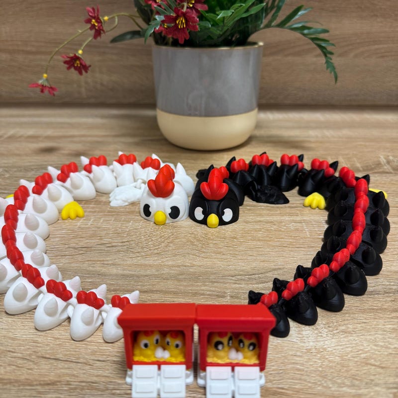 Chicken Dragon Stl File - Etsy