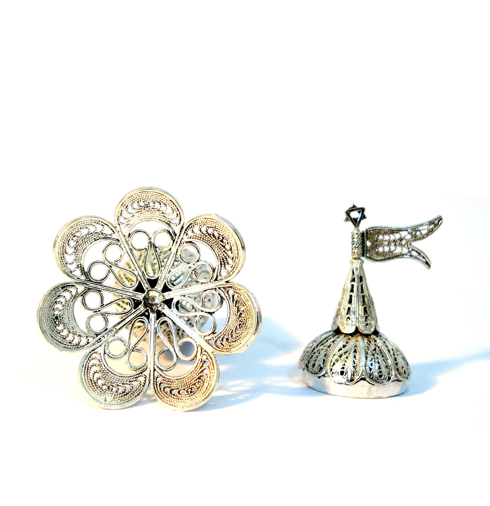 925 Sterling Silver Filigree Besamim for Havdala Judaica - Etsy