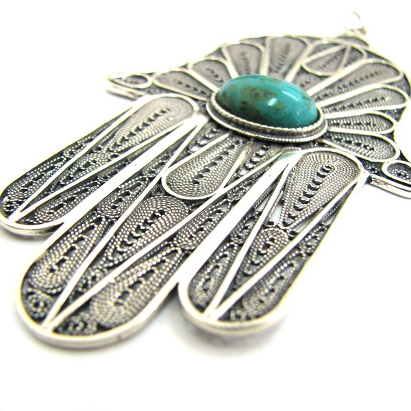 Hamsa Pendant - Etsy