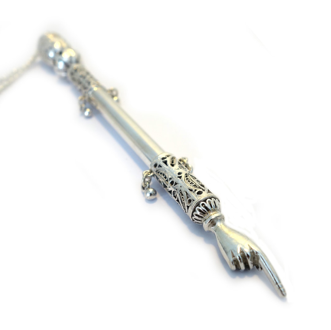 Torah Pointer Made of Sterling Silver, Exclusive Bar & Bat Mitzvah Gift ...