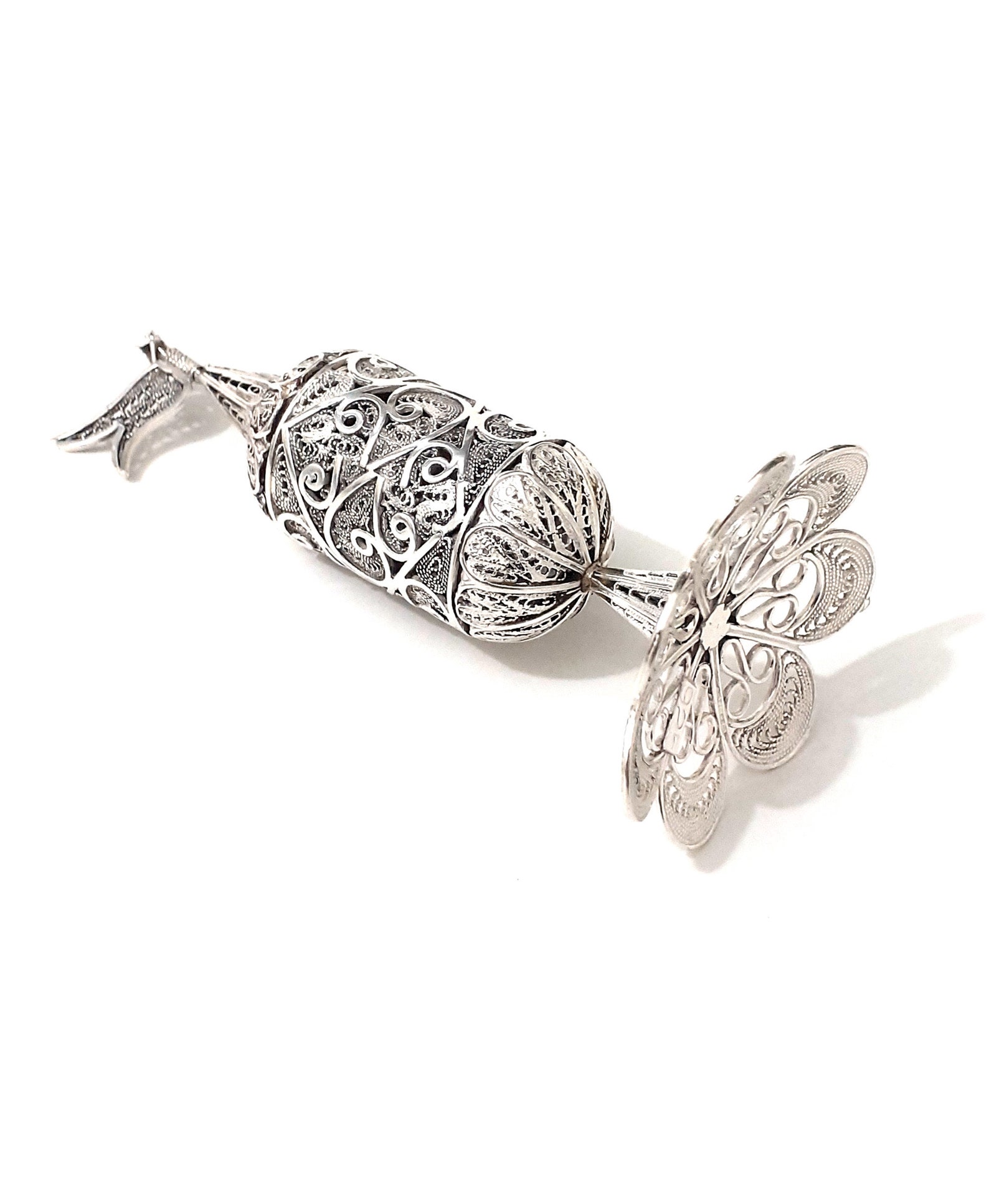 925 Sterling Silver Filigree Besamim for Havdala Judaica - Etsy