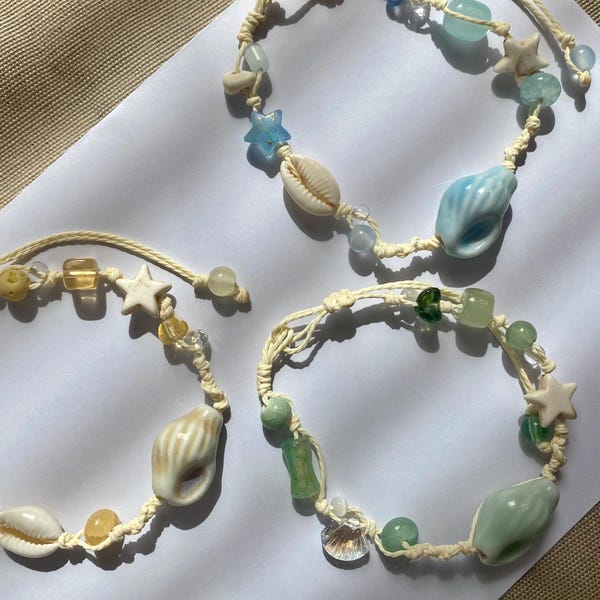 Seashell Bracelet - Etsy