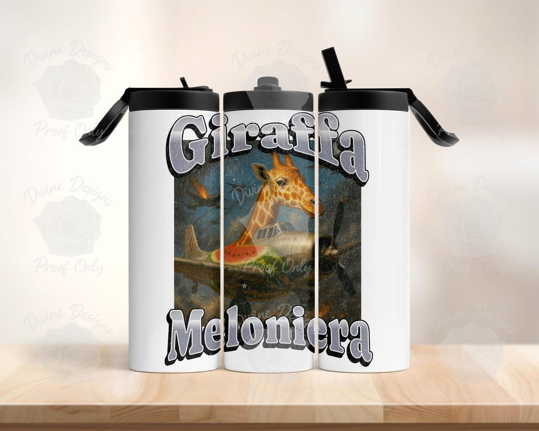 Giraffa Meloniera Inspired Tumbler – Meme Design - Etsy