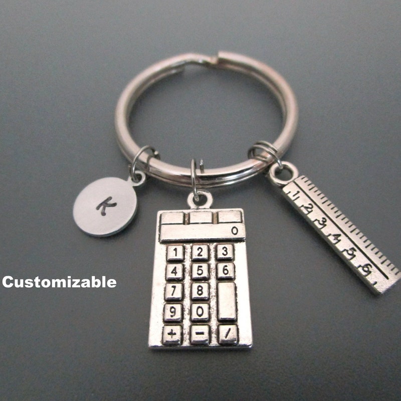 Calculator Keychain - Etsy