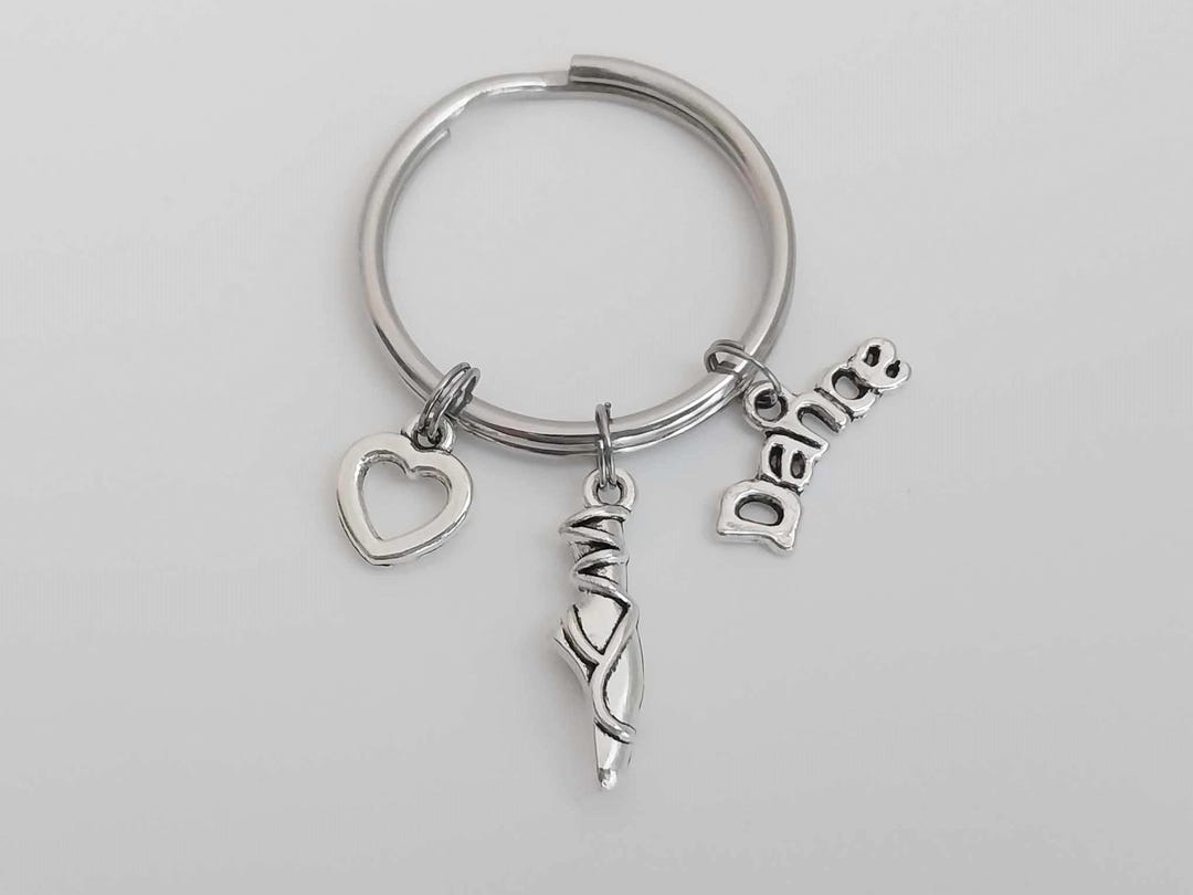 Dance Keychain / Ballerina Key Ring / Dancer Dancing Accessories - Etsy