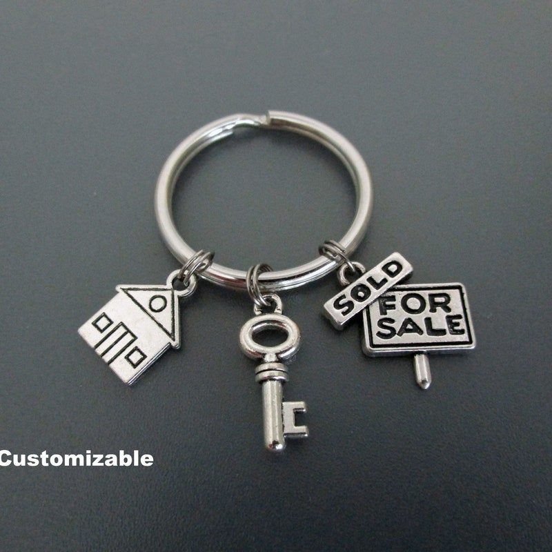 Realtor Keychain - Etsy