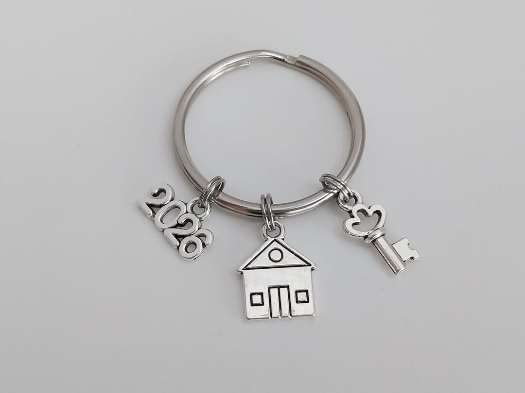 New Home Keychain / Housewarming Gift / 2026 First House Key Ring - Etsy
