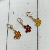 Sweet Handmade Honey Bee Purse Jewelry Key Clip Bee Keychain Charms ...