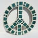Teal Green Mosaic Peace Sign Trivet - Etsy