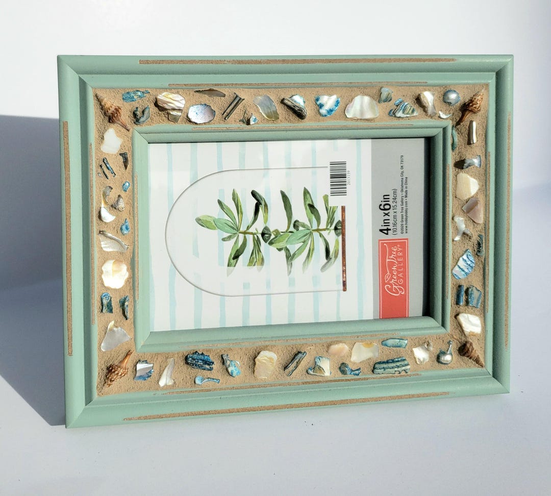 4 X 6 Abalone Shell Frame Beach Seashell Frame - Etsy