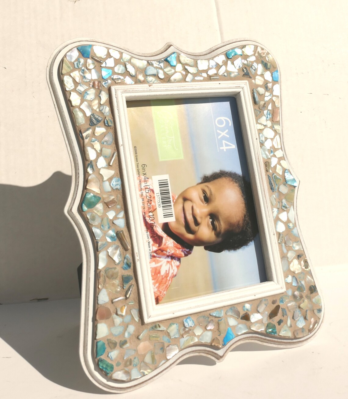 4 X 6 Abalone Shell Mosaic Photo Frame Beach Frame Coastal - Etsy
