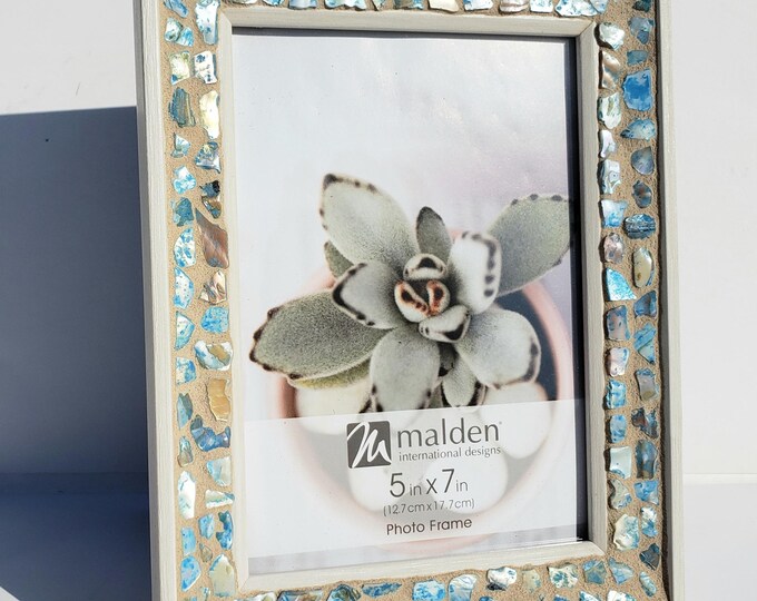 5 X 7 Abalone Shell Photo Picture Frame - Etsy