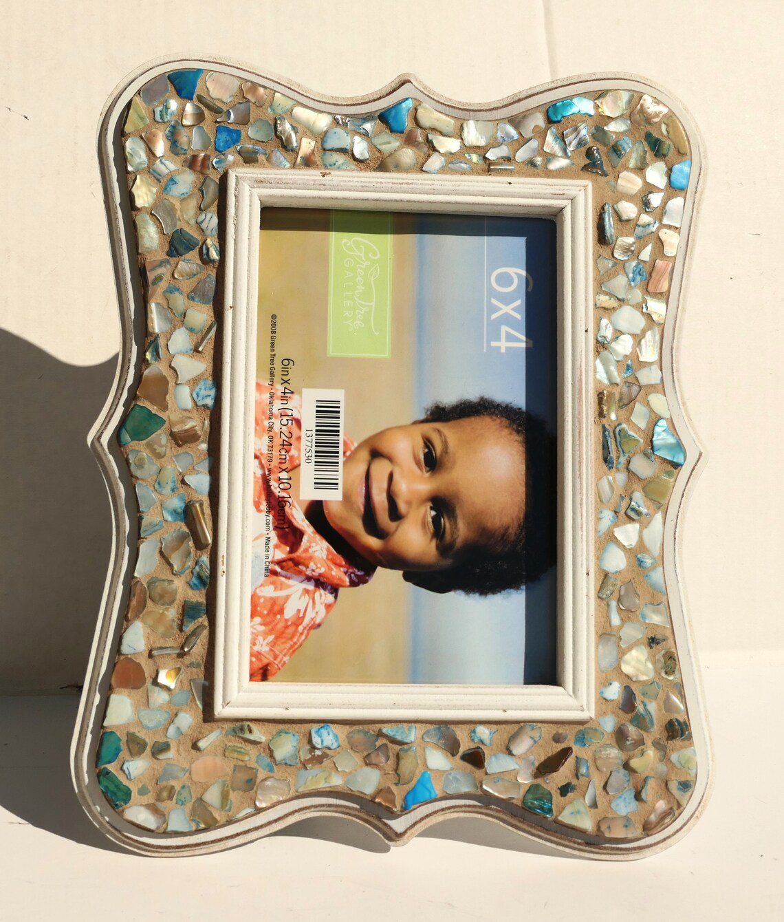 4 X 6 Abalone Shell Mosaic Photo Frame Beach Frame Coastal - Etsy