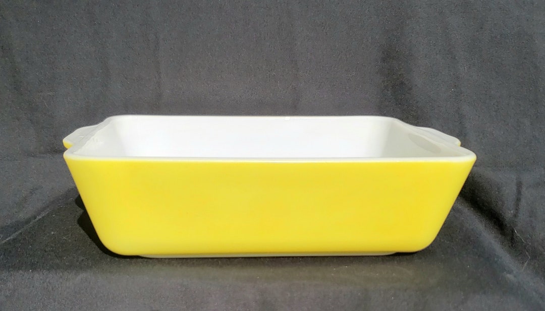 Vintage Primary Yellow Pyrex Covered Refrigerator Dish 503 - Etsy