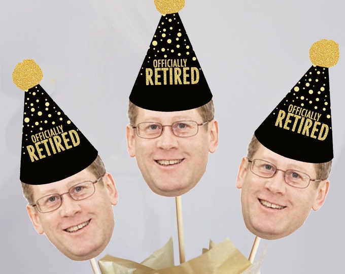 Retirement Centerpiece Sticks, Retirement Decorations, Retirement Decor ...