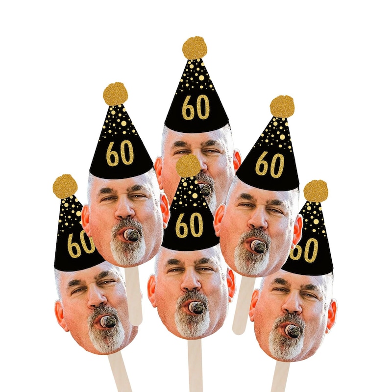 Photo Face on Stick - Etsy