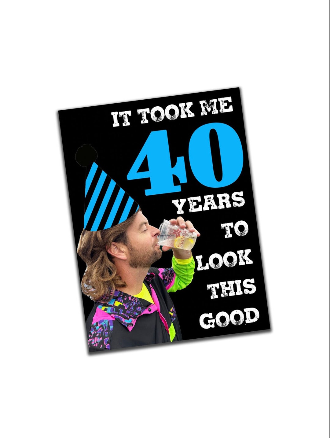 Birthday Poster Sign, Funny Birthday Poster With Picture, Funny ...