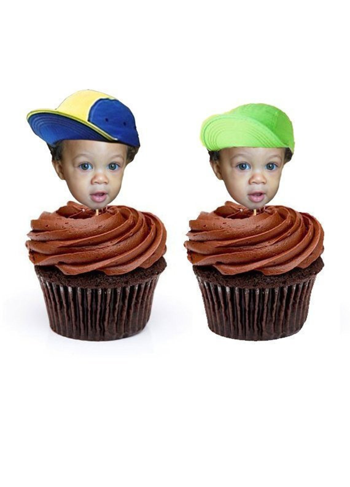 Fresh Prince Face Cupcake Toppers Fresh Prince Hat Fresh | Etsy