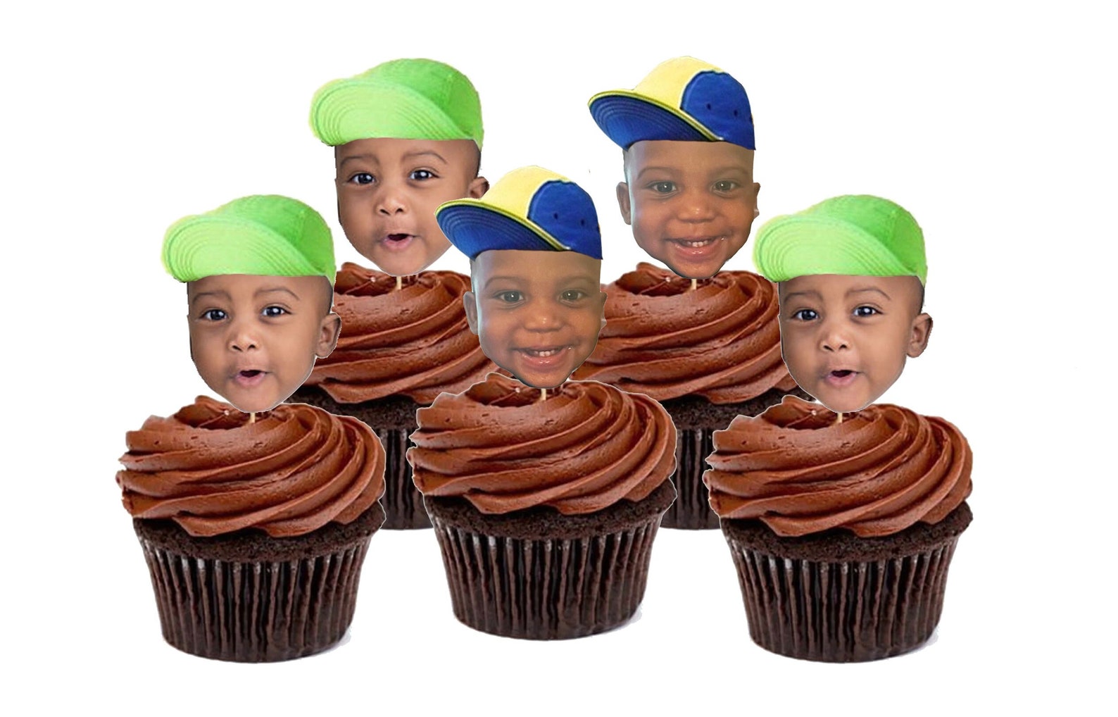 Fresh Prince Face Cupcake Toppers, Fresh Prince Hat, Fresh Prince Party ...