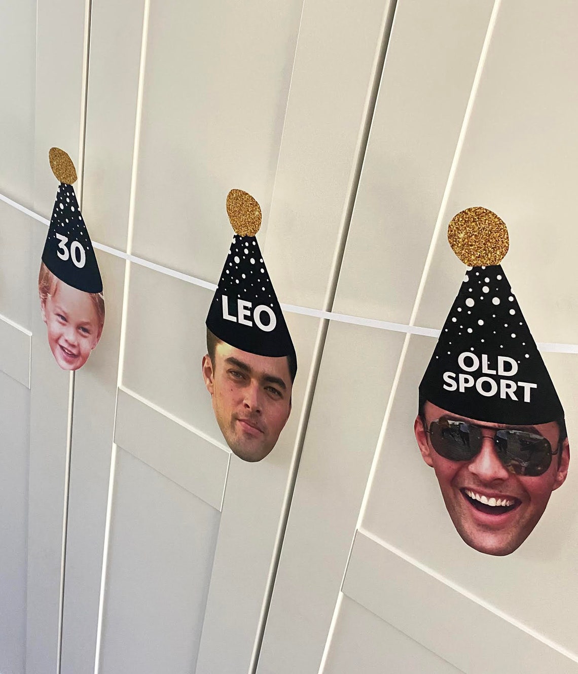 Personalized Face Birthday Banners Wall Banner Photo - Etsy