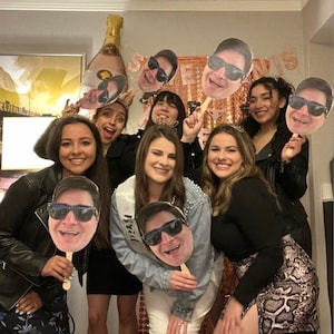 Dog Face Stick, Dog Face on a Stick Prop, Custom Photo Dog Face Stick ...