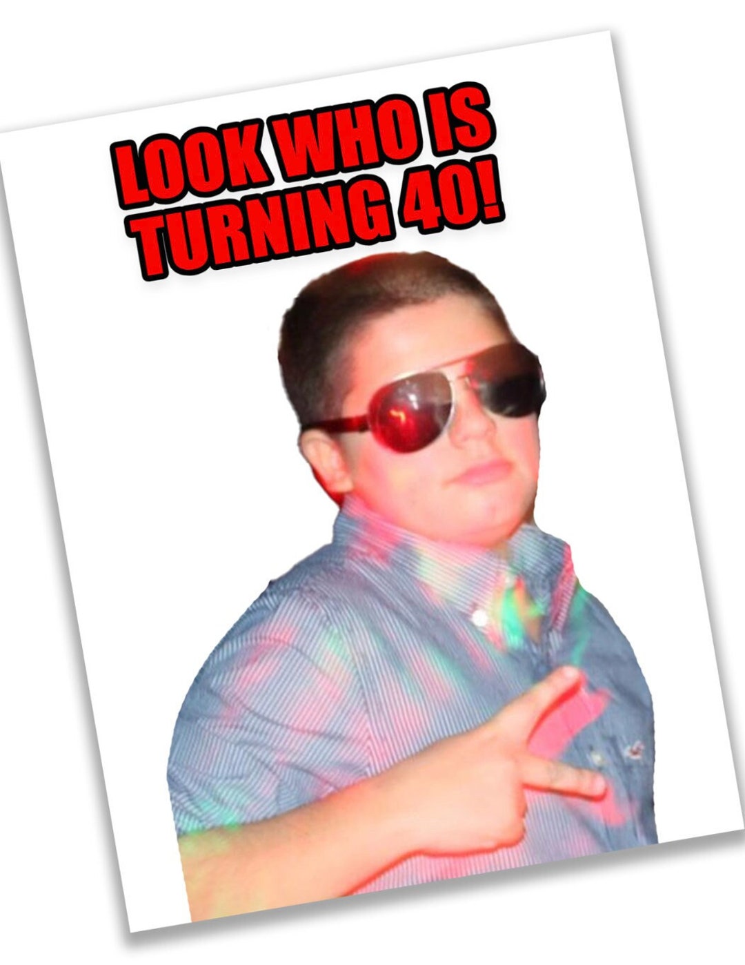 Custom Birthday Sign, Funny Custom Birthday Sign - Etsy