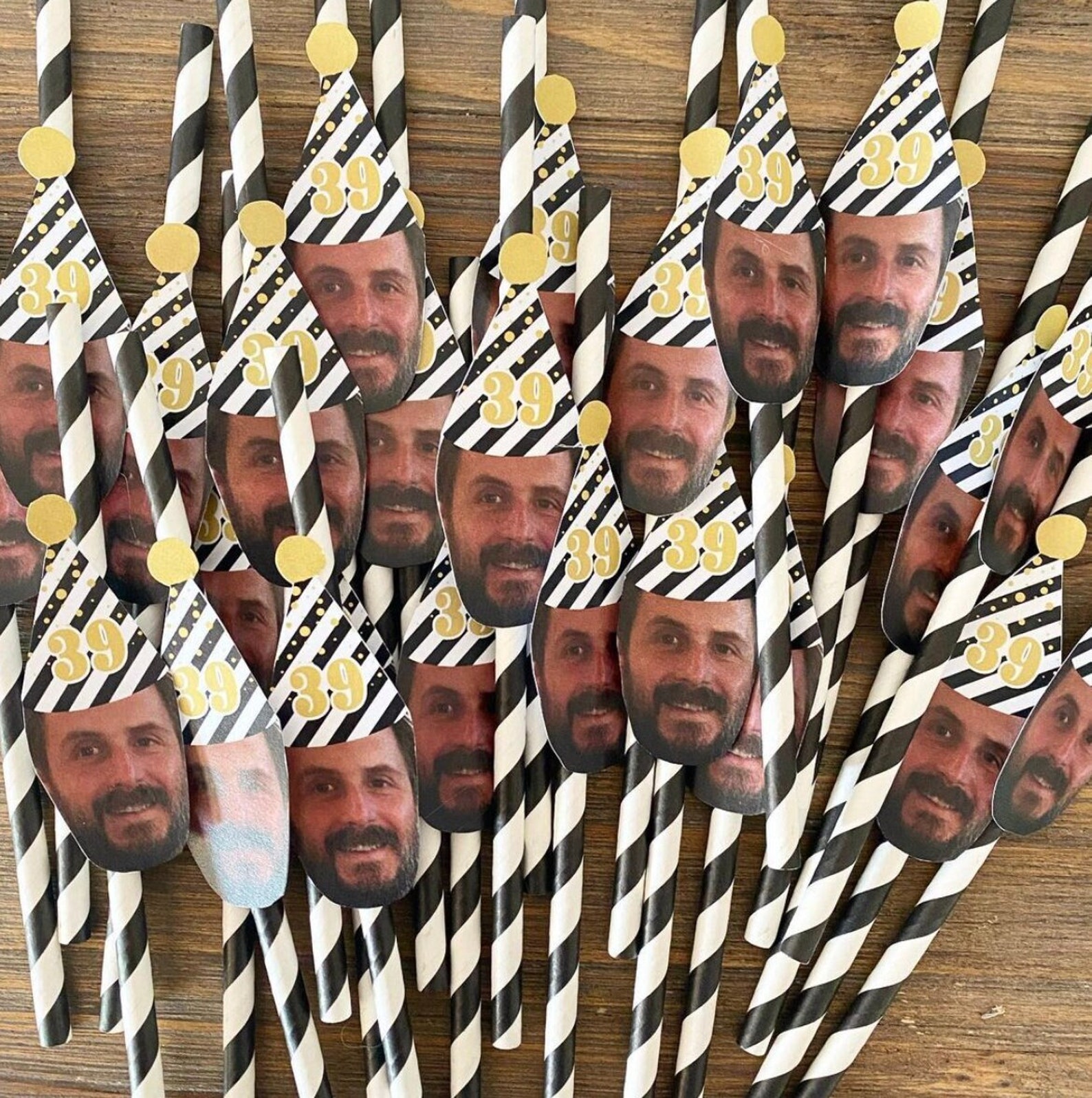 Custom Face Straws Personalized Face Party Straws - Etsy