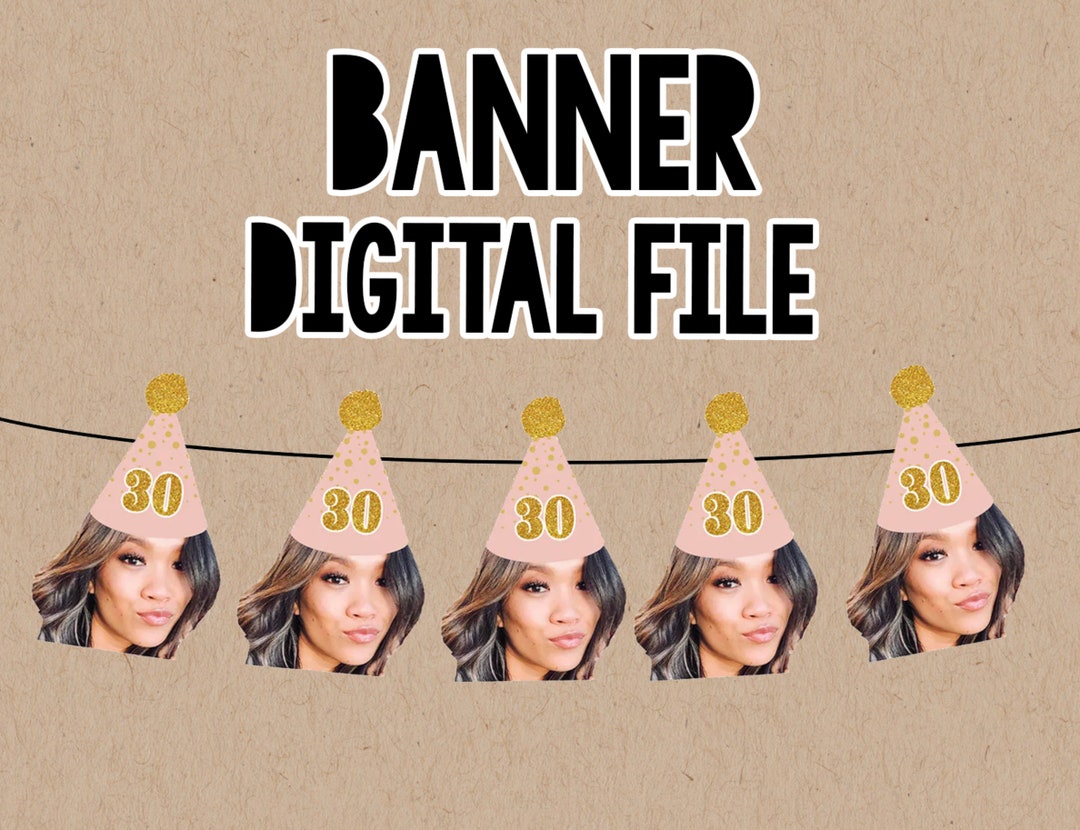 Face Banner: Digital File - Etsy
