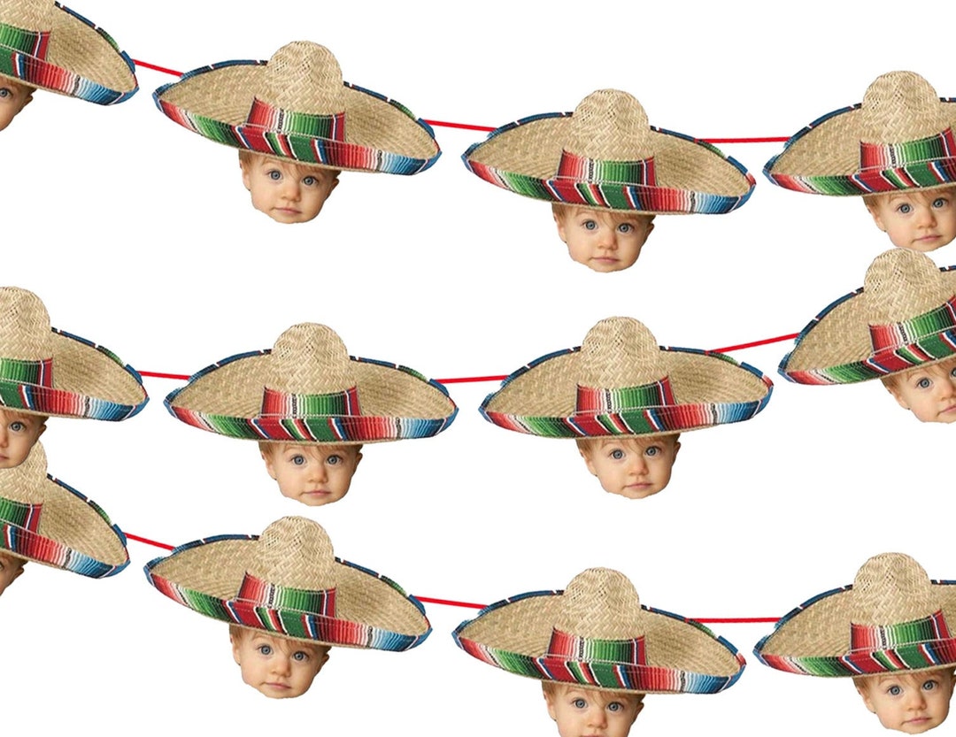 Personalized Fiesta Face Birthday Banners, Fiesta Wall Banner, Fiesta ...