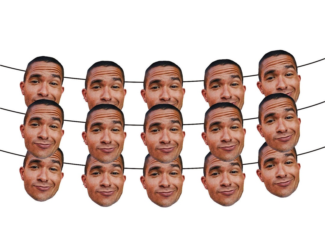 Personalized Face Birthday Banners, Wall Banner, Photo Banners ...