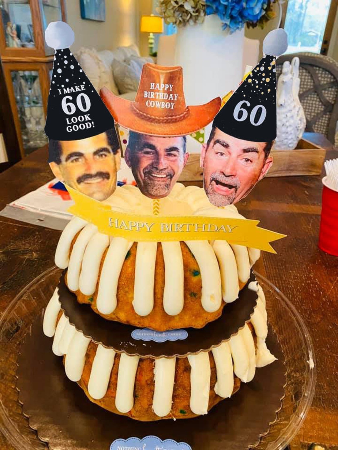 Personalized Face Cake Toppers 30th 40th 50th 60th 75th | Etsy