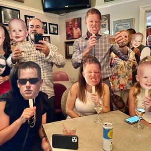 Personalized Face Stick, Face on a Stick Prop, Photo Face Stick, Big ...